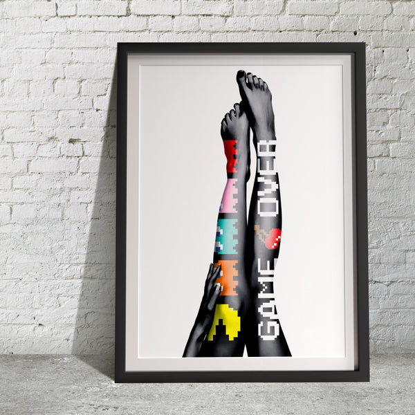 8-BIT LEGS - Limited Edition Art Print | Matt Stewart Creative